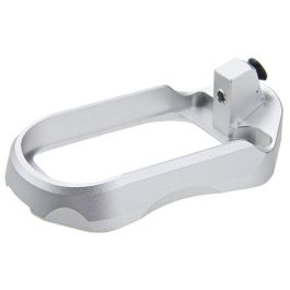 5KU Action Army AAP01 GBB Airsoft Magwell (CNC, Type 2) - Silver | RedWolf