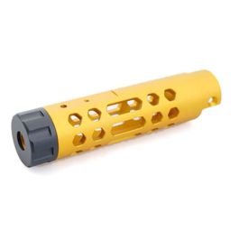 5KU Action Army AAP01 GBB Airsoft Outer Barrel (Type A, Aluminum, Gold ...