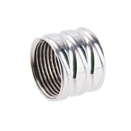 5KU Rhombus Threaded Protector - 14mm CCW - Silver | RedWolf