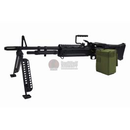 A&K Full Metal M60 Airsoft AEG LMG - Black | RedWolf