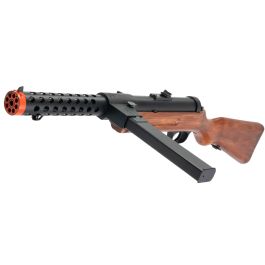 BONEYARD Snow Wolf Metal Bergmann MP-18 SMG Airsoft AEG - Real Wood (SW ...