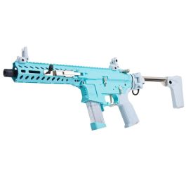 G&G FAR 9 Rapid Folding PCC Airsoft AEG Rifle - Macaron Blue | RedWolf