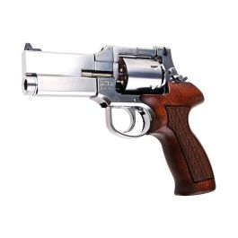 Marushin Mateba Gas Revolver 4 inch - Silver (Heavyweight Wood Grip ...