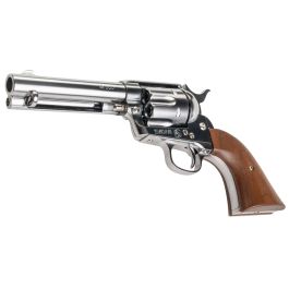 Marushin SAA 1st Gen.Late Civilian Gas Revolver (Silver, Wood Grip ...