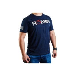 Ronin Tactics 'Vintage' T-Shirt (Midnight Navy Blue, XL Size) | RedWolf