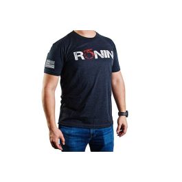 Ronin Tactics 'Vintage' T-Shirt (Charcoal, XL Size) | RedWolf