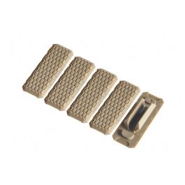 Strike Industries MLOK Cover V2 Style (5pcs) - FDE | RedWolf