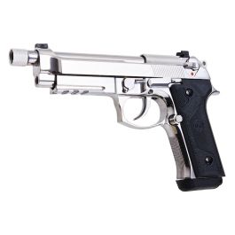 SRC M9A3 SR-92 A3 GBB Airsoft Pistol - Silver | RedWolf