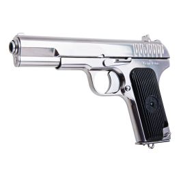 SRC TT33 SR-33 GBB Airsoft Pistol - Silver | RedWolf