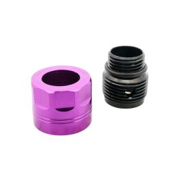 Dr. Black Thread Adapter Type A (Purple, Aluminum) - 11mm CW to 14mm ...
