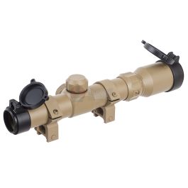 AIM-O Rifle Scope (1-4x24 Tactical) - DE | RedWolf