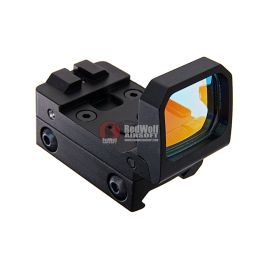 Blackcat Airsoft Folding Red Dot Sight - Black | RedWolf