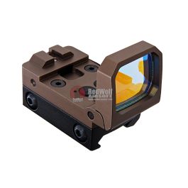 Blackcat Airsoft Folding Red Dot Sight - Tan | RedWolf