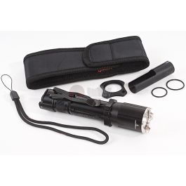 OPSMEN FAST 501A Tactical Flashlight w/ Crenulated Bezels (1000 Lumen ...