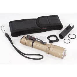 OPSMEN FAST 501A Tactical Flashlight w/ Crenulated Bezels (1000 Lumen ...