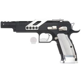 Gunsmith Bros GB01 TF Aluminum Open GBB Pistol - Black | RedWolf