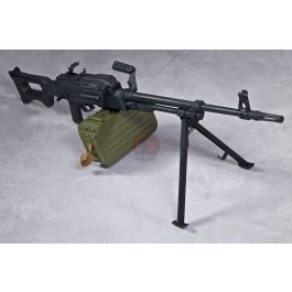 A&K PKM Airsoft LMG AEG (Black Polymer Stock Version) | RedWolf