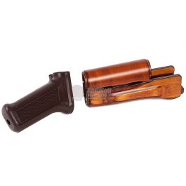 LCT AKMS Wood Handguard Set (LCKMS AEG, PK-50) | RedWolf