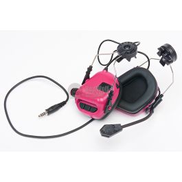 Earmor Tactical Hearing Protection Helmet Version Ear-Muff - Pink | RedWolf