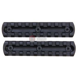 ARES 4 inch Metal Key Rail System for M-Lok System (2pcs / Pack) | RedWolf