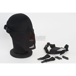 TMC PDW Soft Slide 2.0 Mesh Airsoft Mask - Black | RedWolf