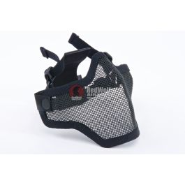 TMC V1 Strike Steel Half Airsoft Mask 2018 - Black | RedWolf